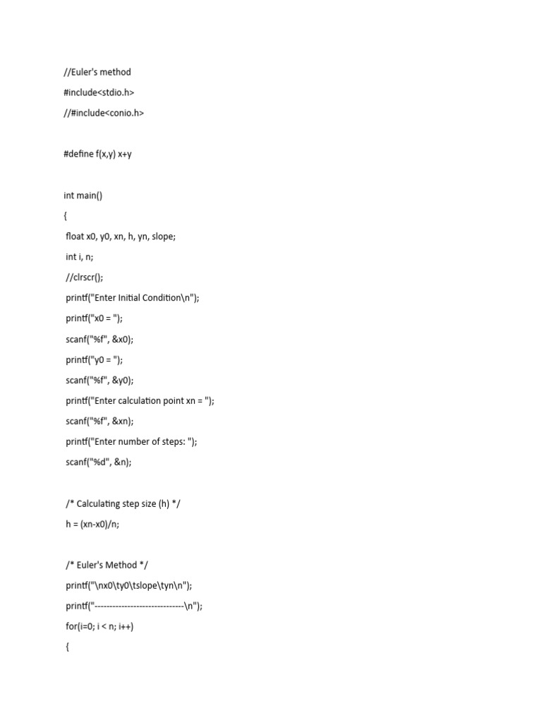 NUmerical Method | PDF