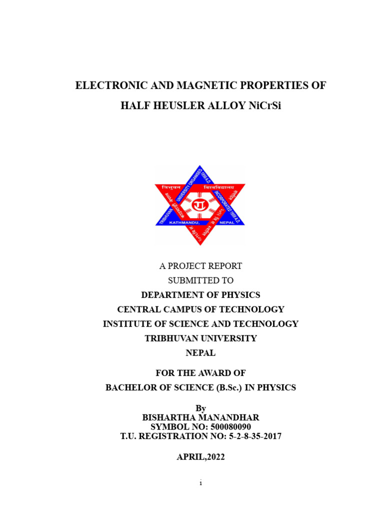 Projectfinal | PDF | Density Functional Theory | Wave Function