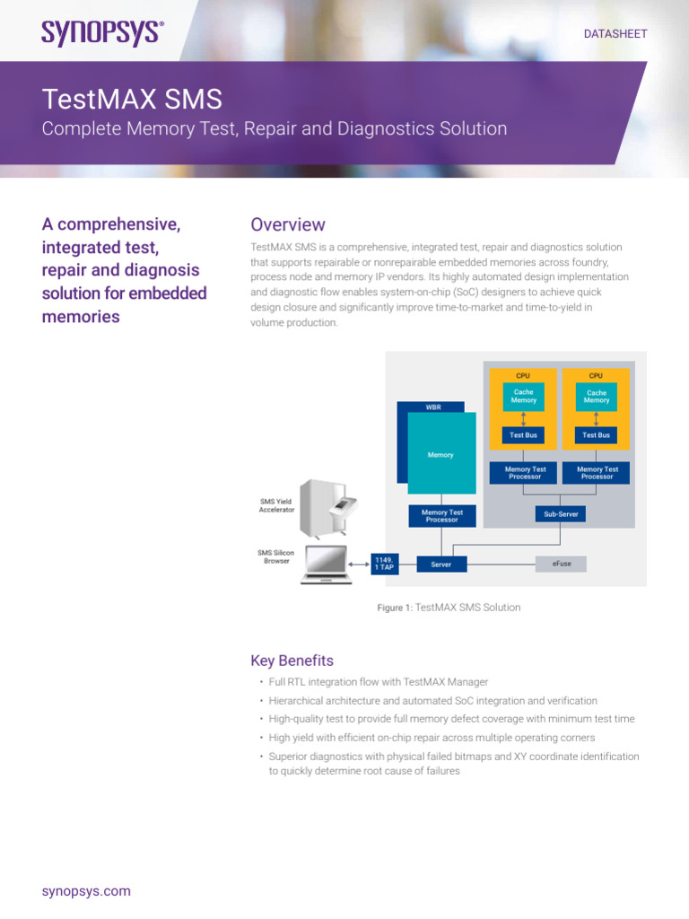 Testmax Sms Ds | PDF | System On A Chip | Central Processing Unit
