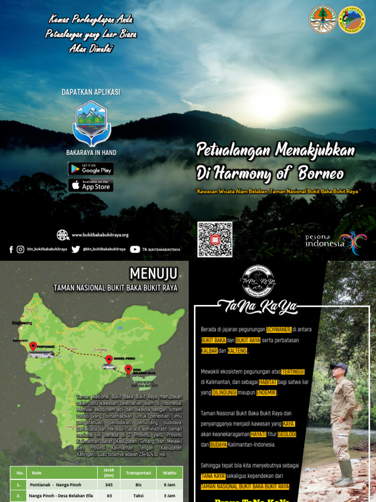 Booklet Petualangan Wisata Alam Belaban | PDF