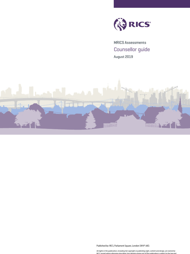 Mrics Counsellor Guide | PDF | Knowledge | Experience