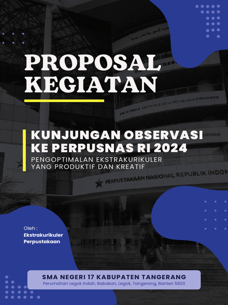 Proposal Kunjungan Perpusnas | PDF