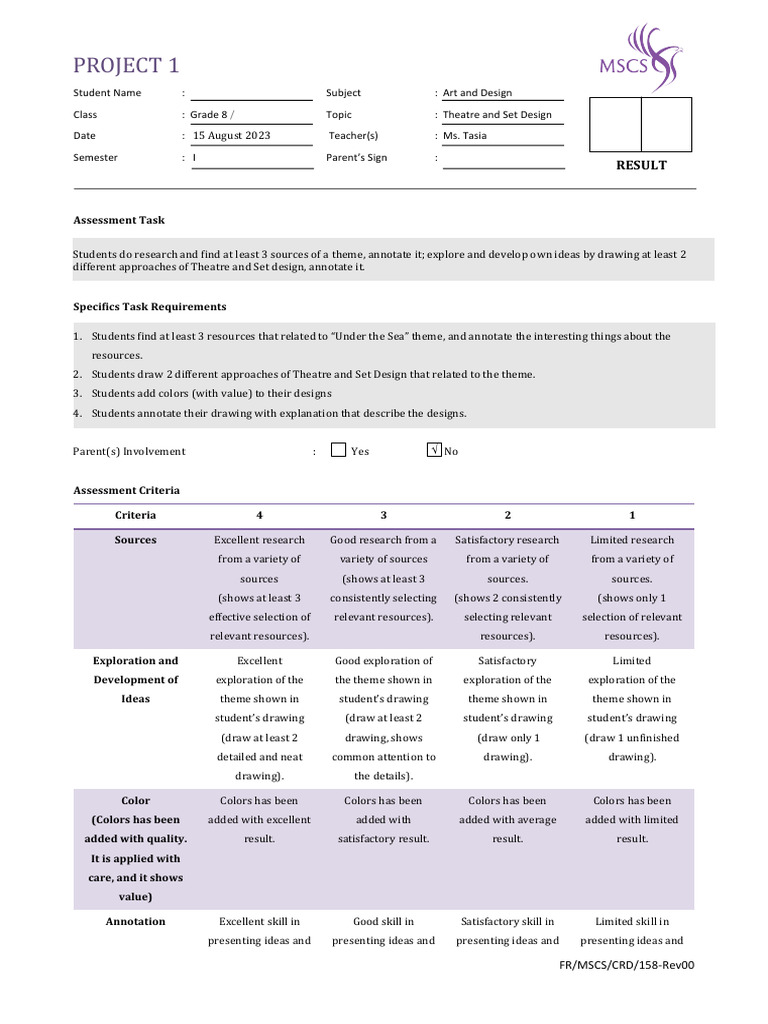 PROJECT1 G8 T1 3D Studies Theatre and Set Design 23-24 | PDF | Drawing ...