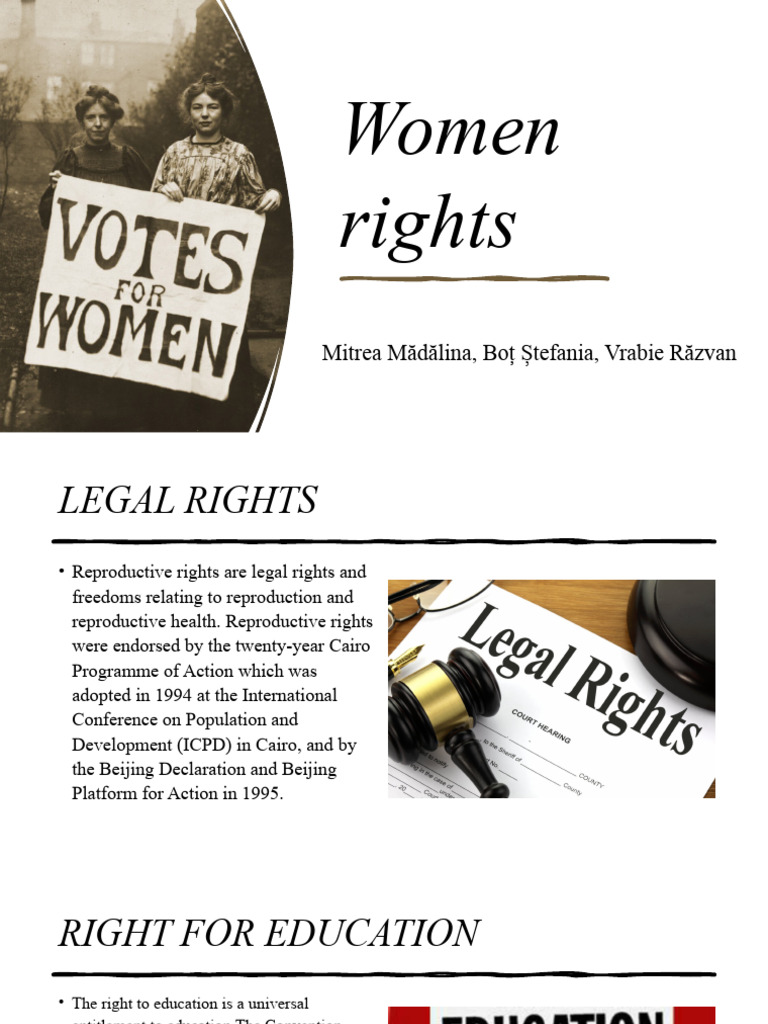 WOMEN RIGHTS | PDF | Gender Studies | Discrimination & Race Relations