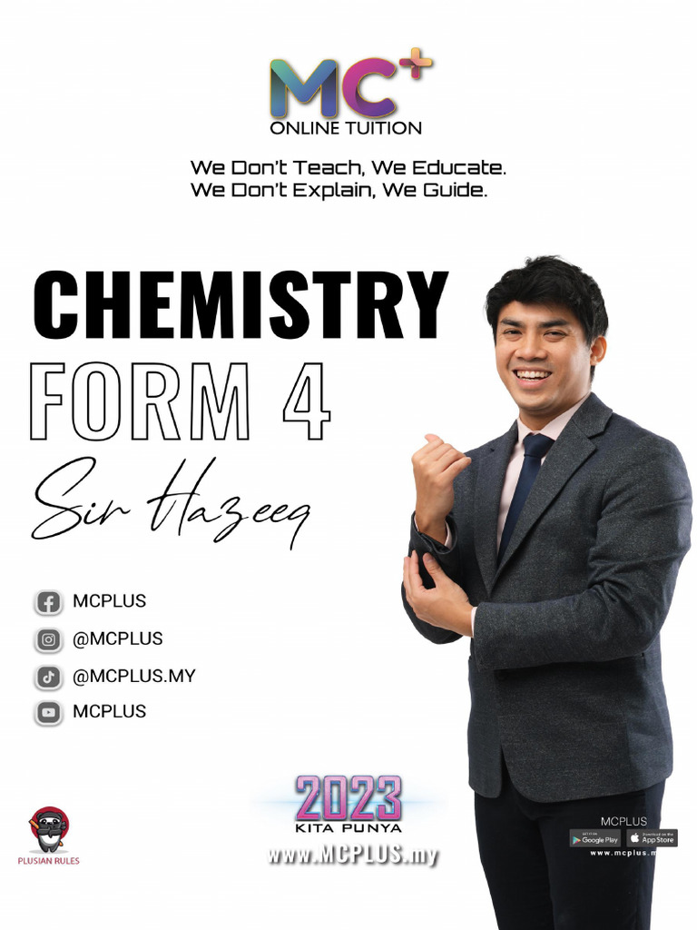 FORM 4 CHEMISTRY MR HAZEEQ 30.08.2023 (PART 2) | PDF | Salt (Chemistry) | Precipitation (Chemistry)