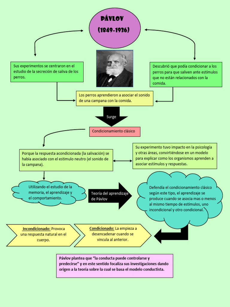Condicionamiento Clásico de Pavlov | PDF | Behaviorismo | Conceptos ...
