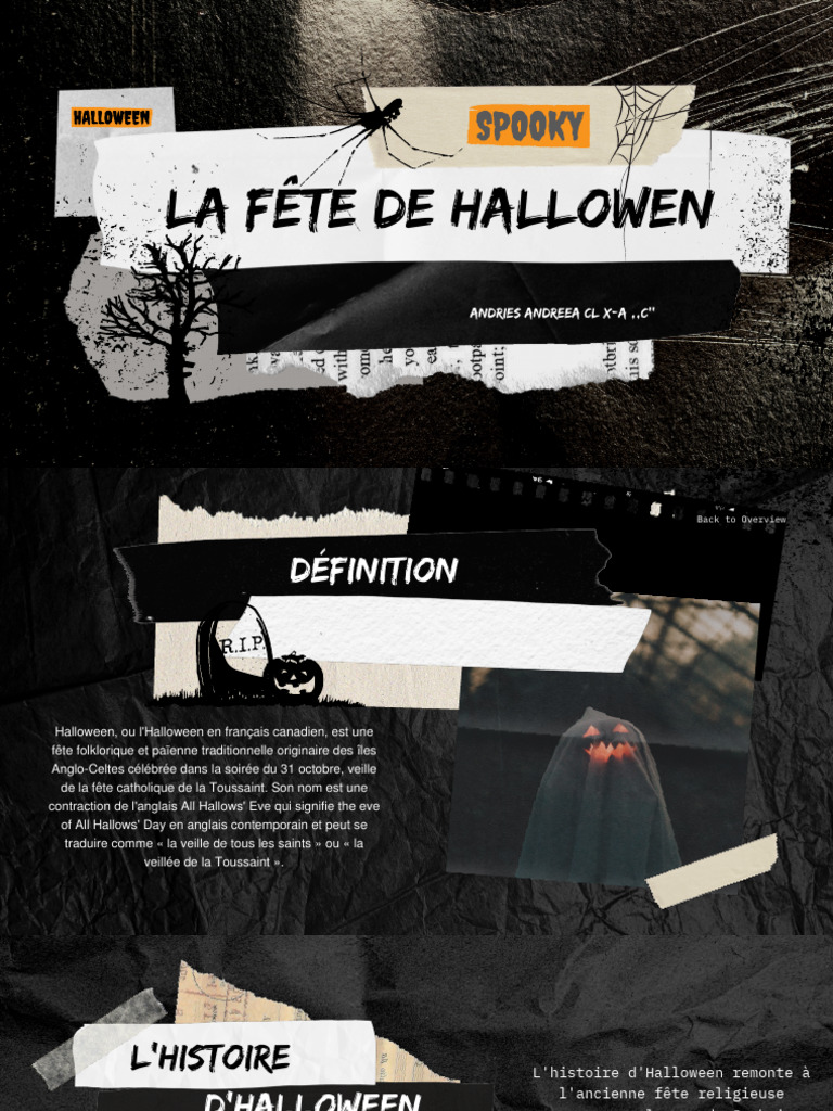 La Fête de Hallowen: Andries Andreea CL X-A ,,C'' | PDF | Halloween ...