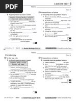 Link L5 U5 5min Test Grammar | PDF