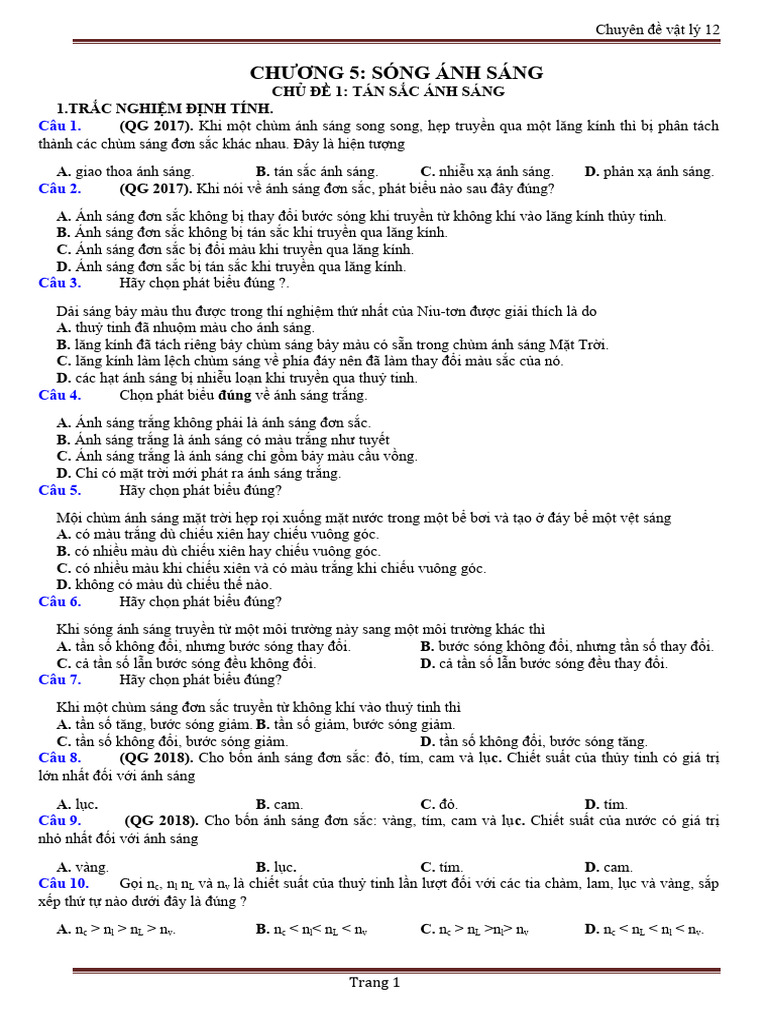 2k6 Chuong 5 Chu de 1 Rut Gon Tan Sac Á Cho Hs | PDF