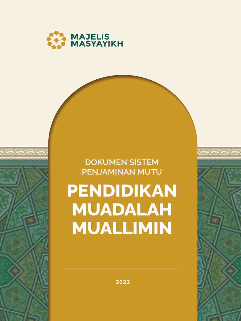 Sistem Penjaminan Mutu Muallimin | PDF | Karier & Perkembangan