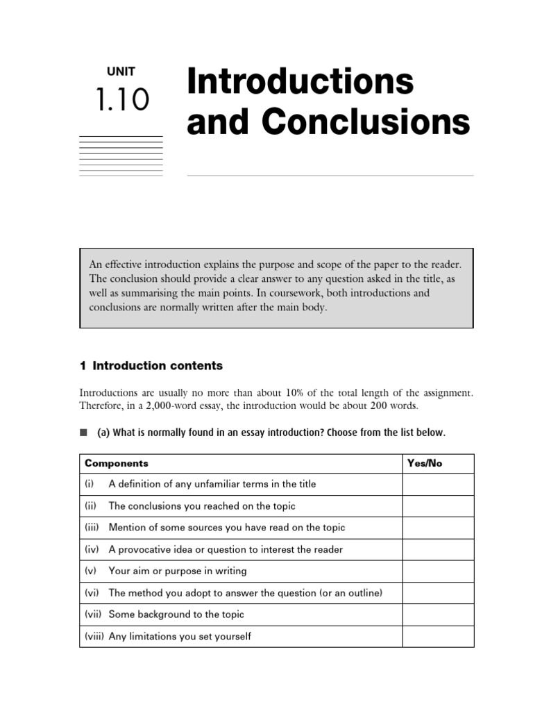 1.10 Introductions and Conclusions | PDF | Governance | Corporate Governance