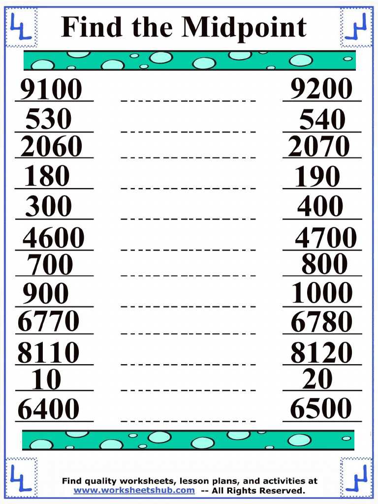 how-to-find-the-midpoint-5 | PDF