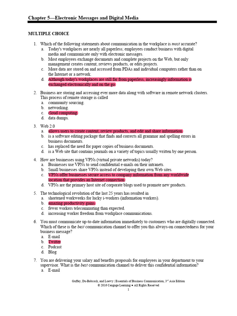 Chapter-5-Student-key | PDF | Computer Network | World Wide Web