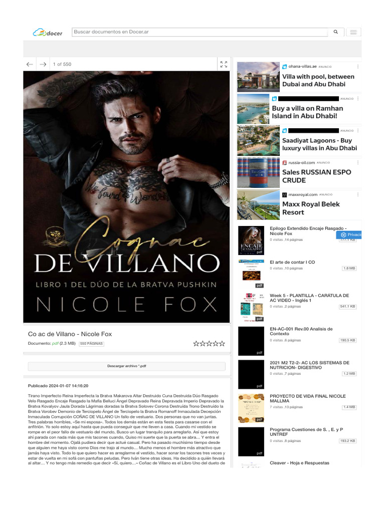 Co Ac de Villano - Nicole Fox - PDF Docer - Ar | PDF