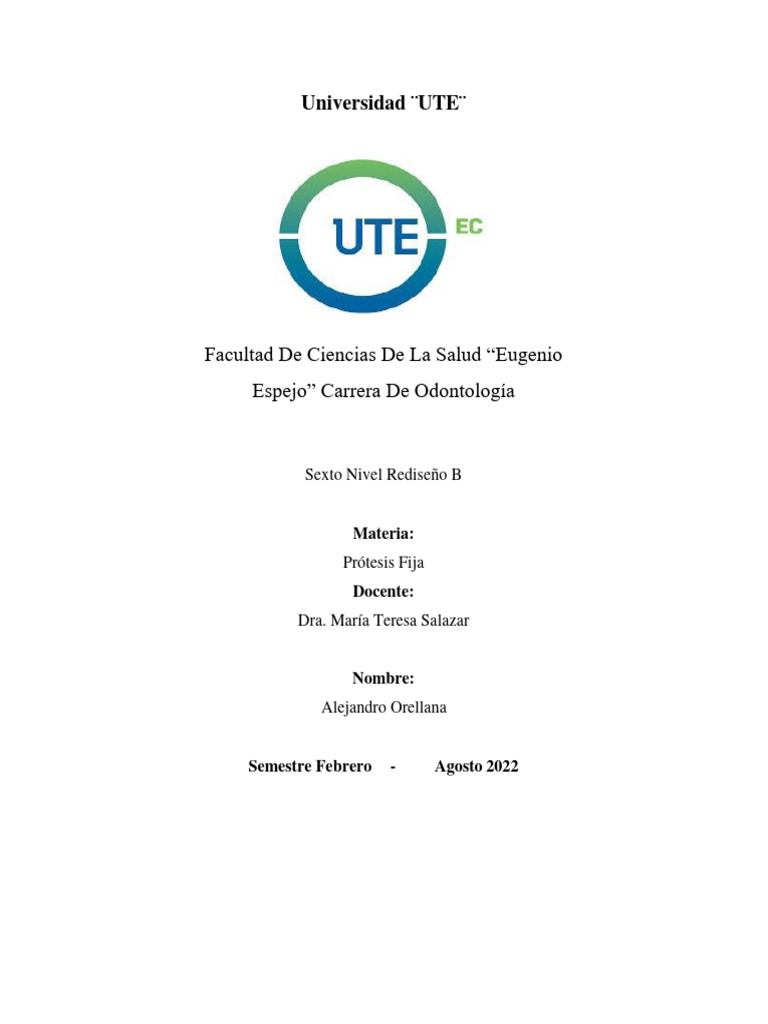 Protocolo Paso A Paso Protesis Fija | PDF | Dentadura postiza | Odontología