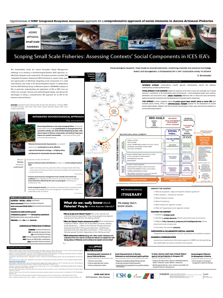 ICES ASC19 - POSTER FRAGA LAROSE - WGMARS - IEA SSF - Social Scoping | PDF | Sustainability ...