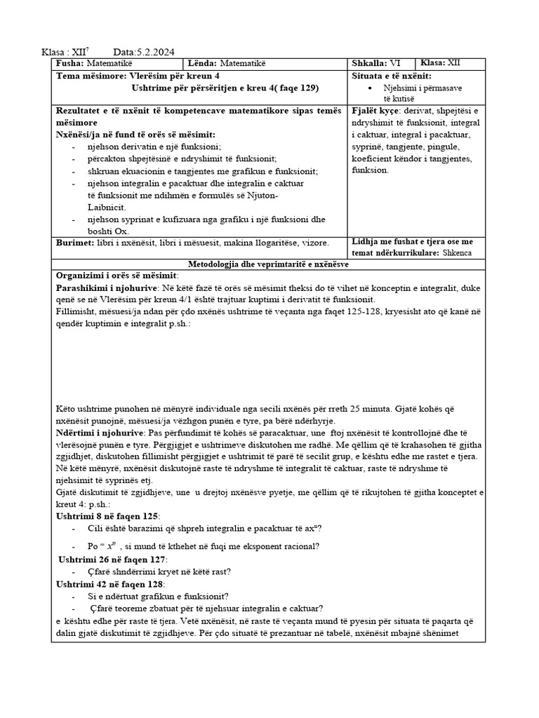 Data:5.2.2024: Klasa: XII | PDF
