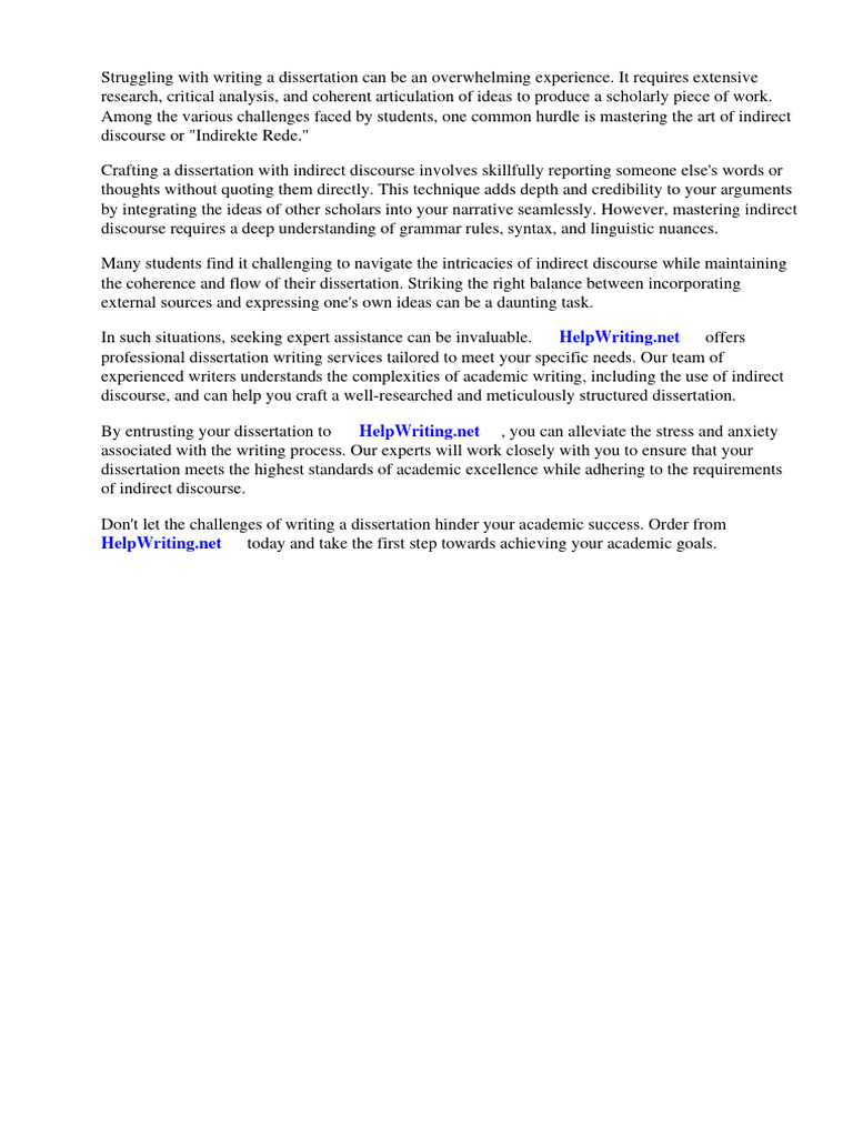 Mastering Indirect Discourse in Dissertations | PDF | Linguistics | Grammar