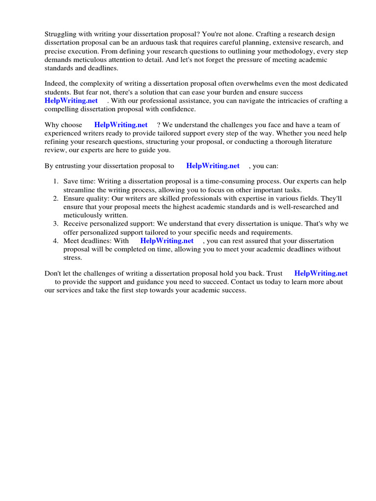Research Design Dissertation Proposal | PDF | Thesis | Sampling ...