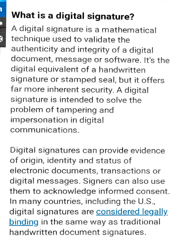 Digital Signature | PDF