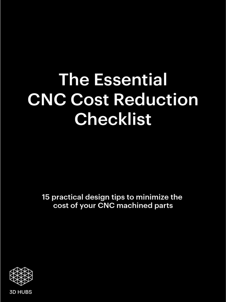 CNC Cost Reduction Strategies Guide | PDF | Industrial Processes