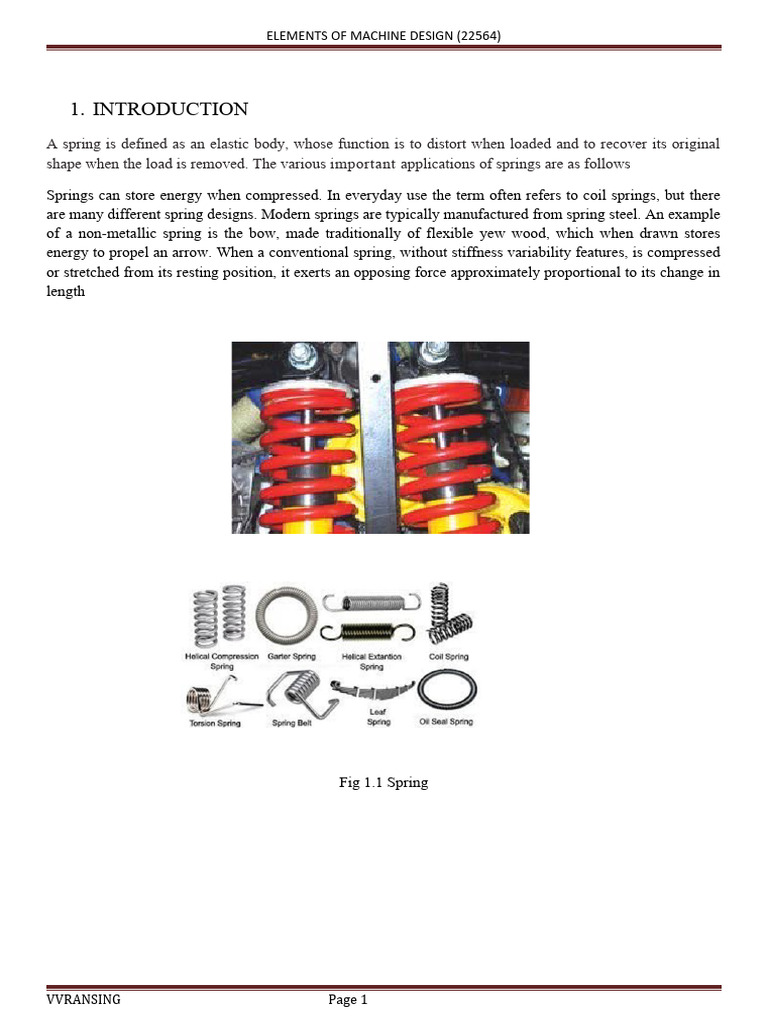 Elements of Machine Design( | PDF | Helix | Classical Mechanics
