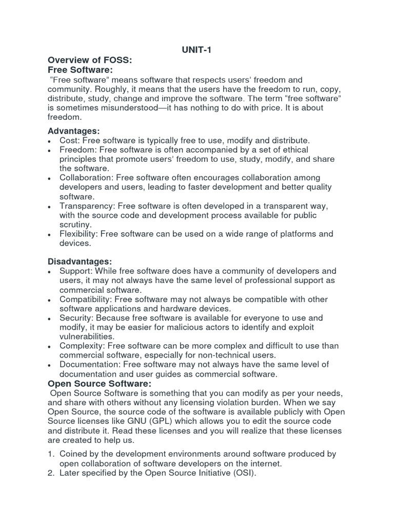 Open Source | PDF | Proprietary Software | Free Software