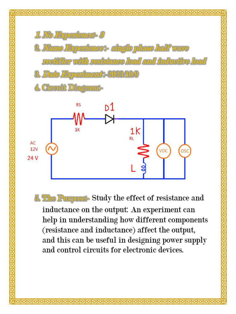 الكترونيات القدرة تجربة 3 | PDF | Rectifier | Alternating Current