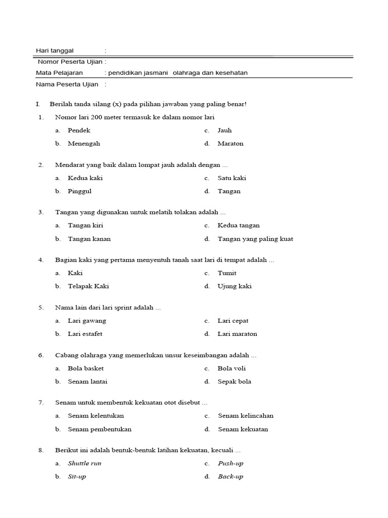 Soal Tryout Kelas 6 SDK Venan | PDF