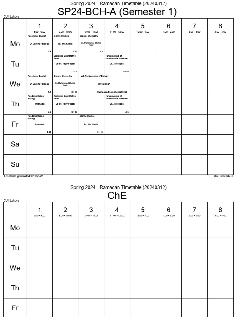 1630 Classes UG | PDF | Chemistry | Physical Sciences