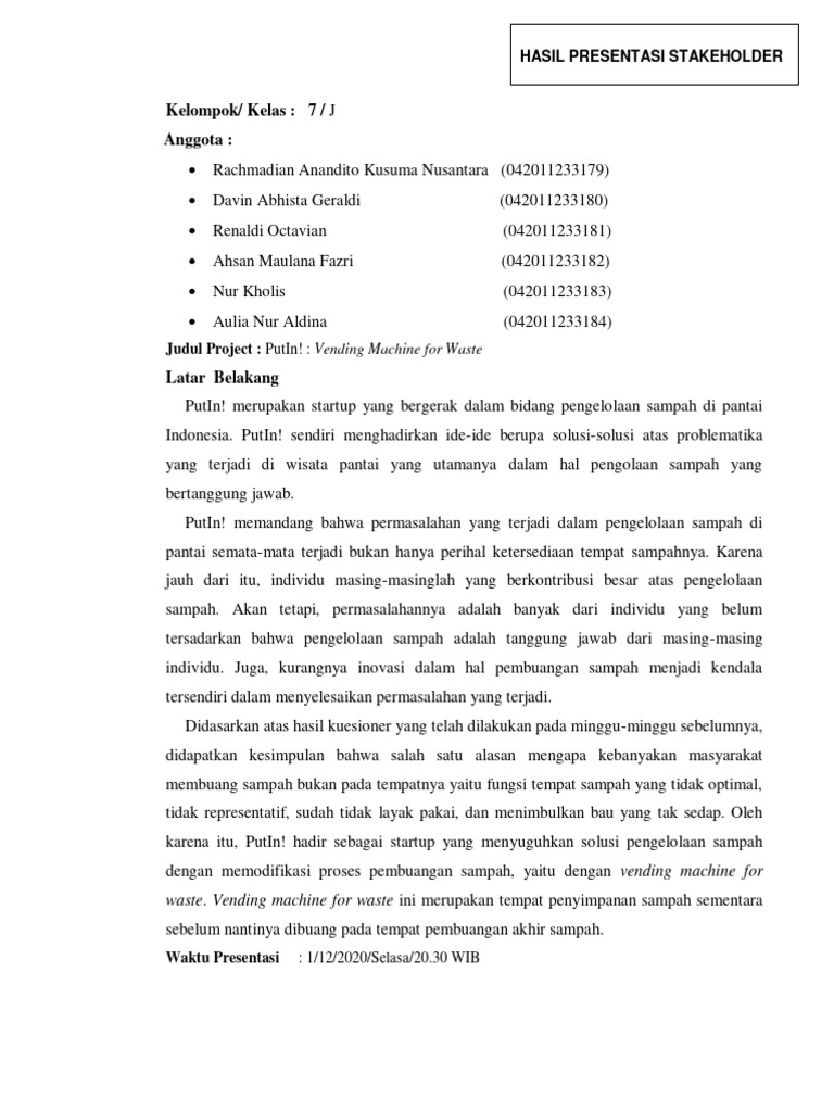 Format Laporan Presentasi Minggu Ke 11 | PDF | Ilmu Sosial | Seni