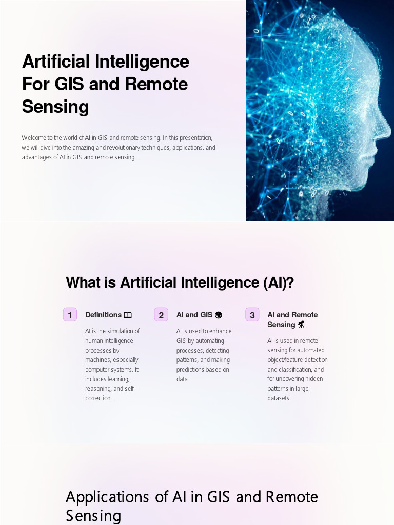 AI in GIS & Remote Sensing Guide | PDF | Geographic Information System ...