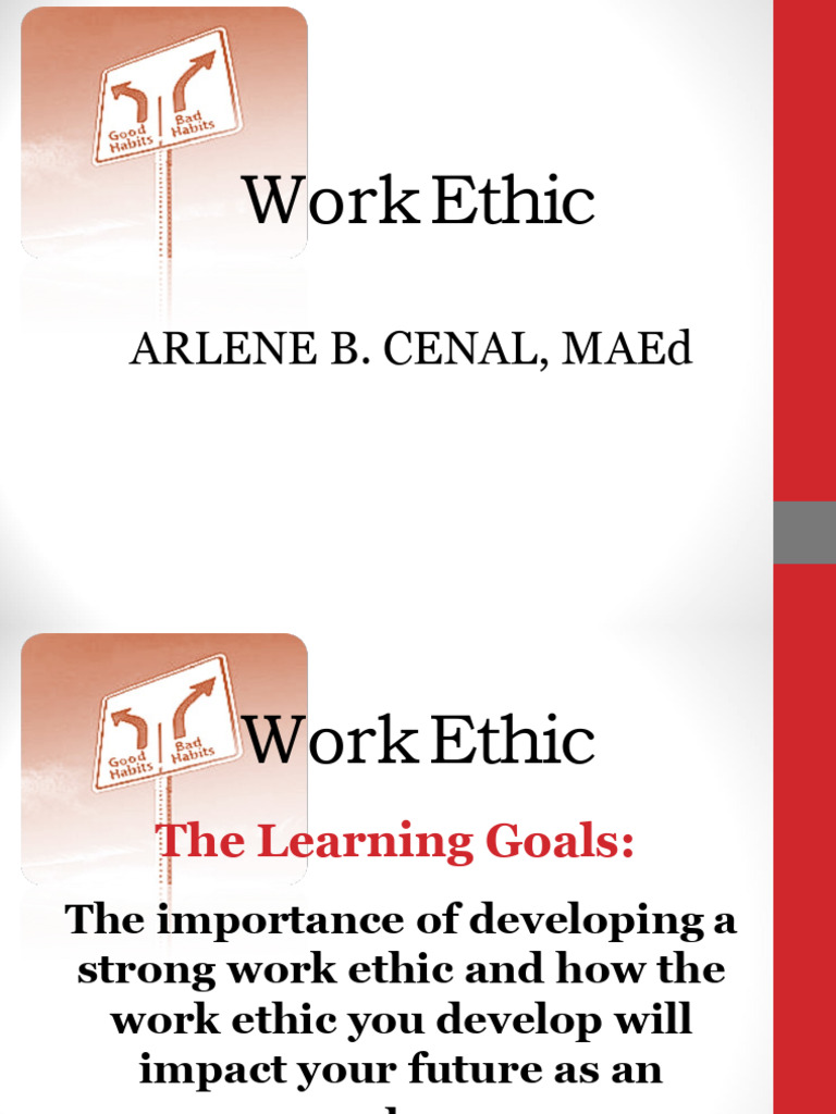 Work Ethics | PDF | Leadership | Organizational Behavior