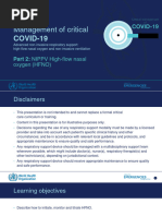 AIRVO 2 High - Flow Standard Operating Procedure | PDF | Respiration ...