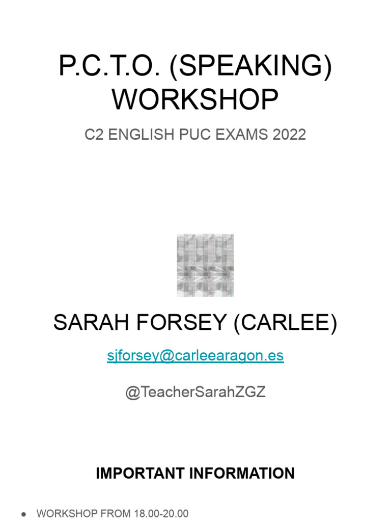 C2 PCTO Workshop PUC 2022 | PDF | Linguistics | Human Communication