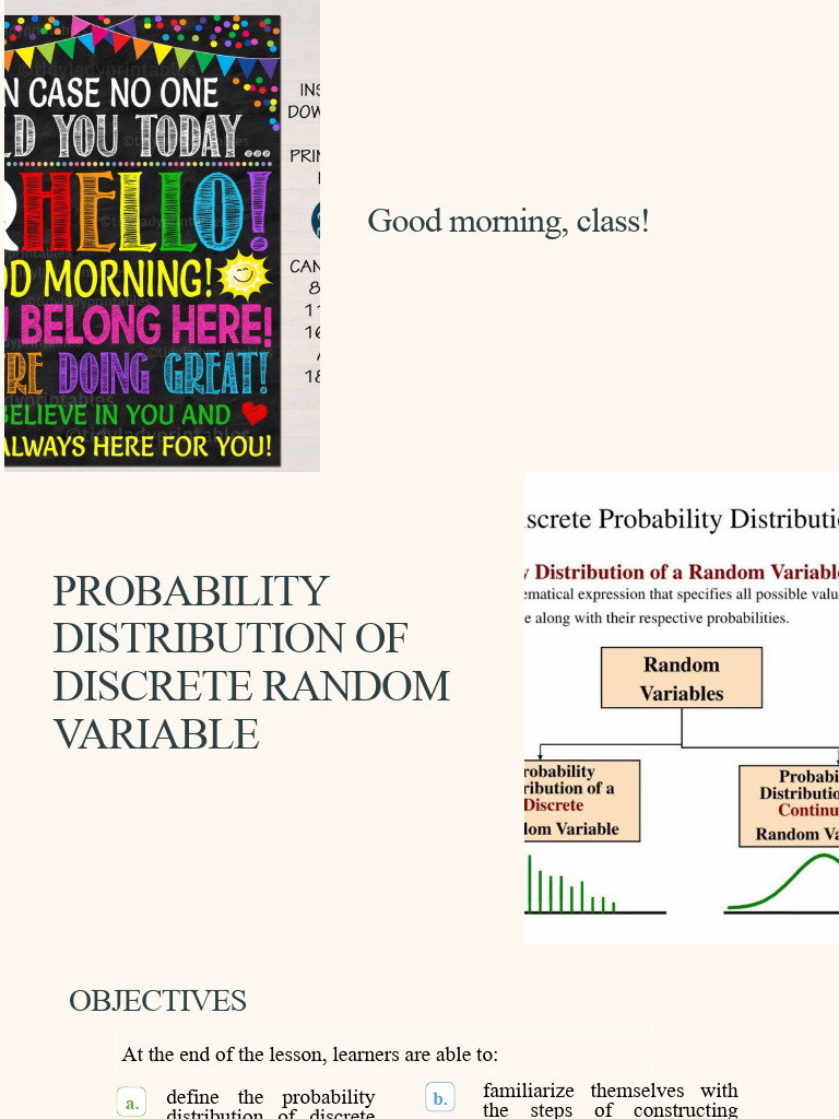 Probab. Distribution | Download Free PDF | Probability Distribution | Random Variable