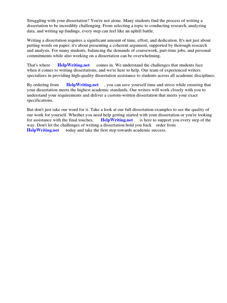 Full Dissertation Examples | PDF | Thesis | Marketing