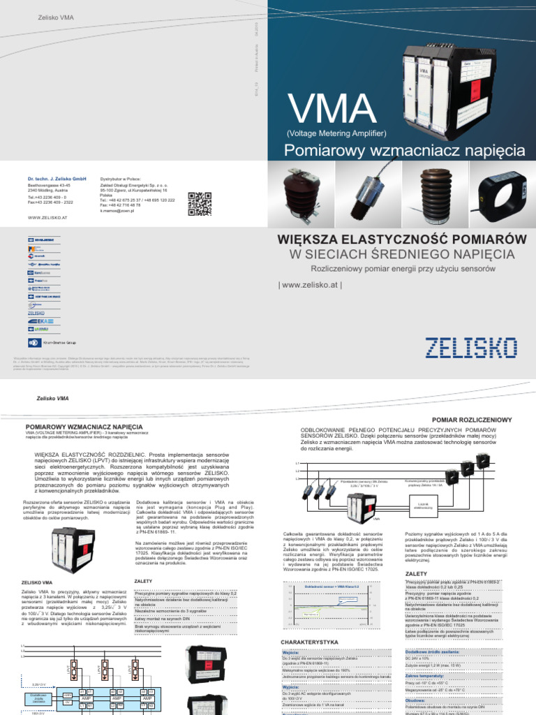 Zelisko Sensor Broszura VMA | PDF