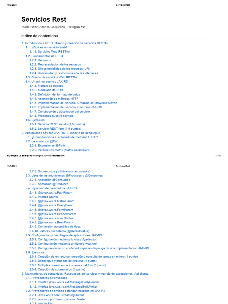 Servicios Rest | PDF | Jabón | Redes