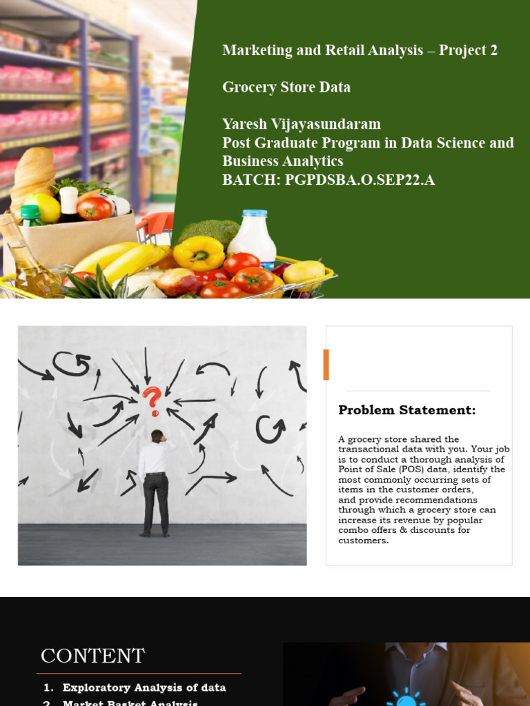 Marketing and Retail Analysis | PDF | Retail | Point Of Sale