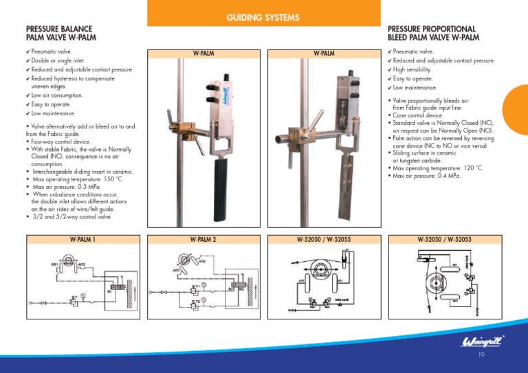 Palm Valve for Fabric Guide Systems | PDF | Valve | Gas Technologies