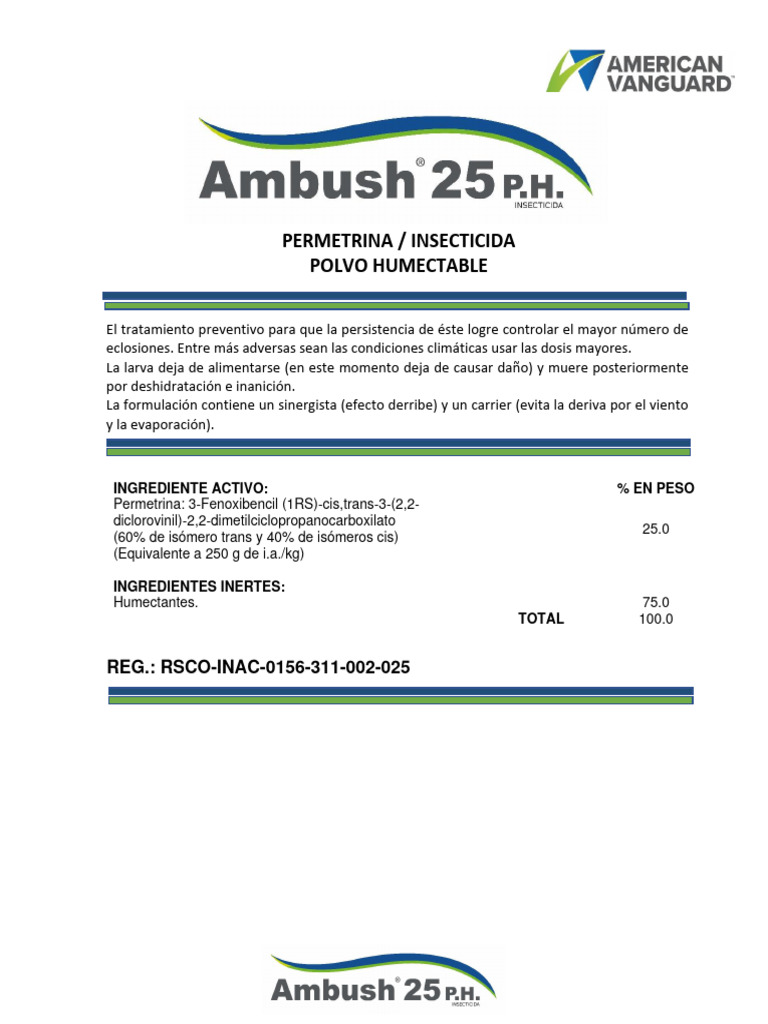 Ft-Ambush 25 PH | PDF | Agua