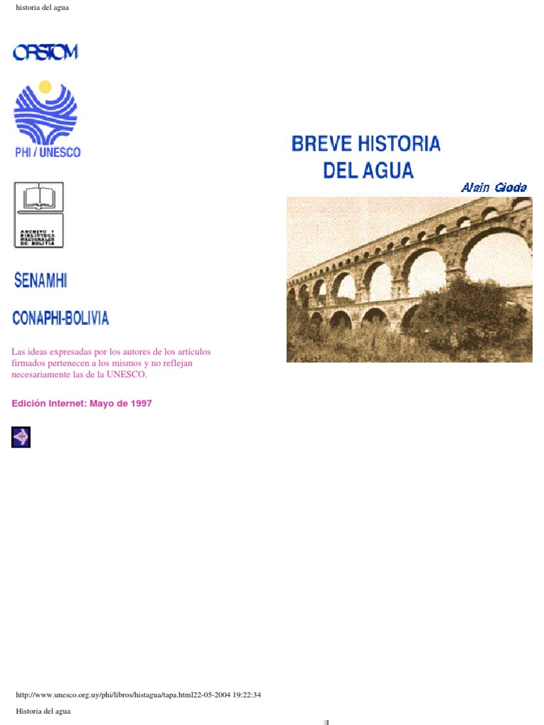 Historia Del Agua | PDF | Nilo | Contaminación