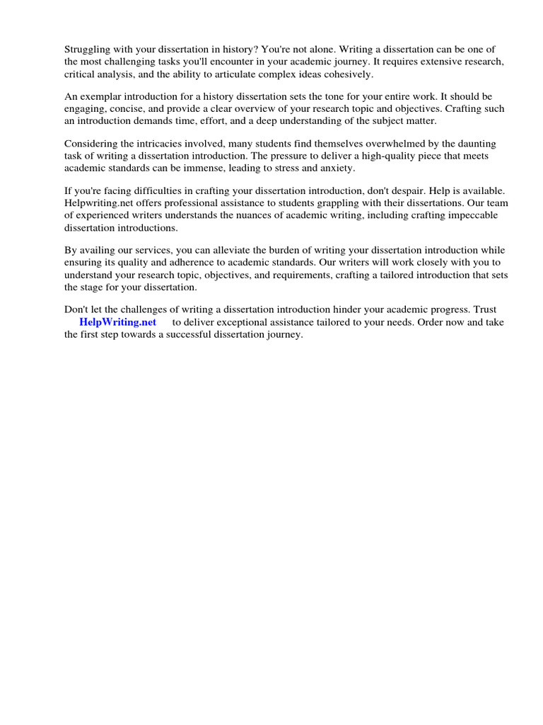 Exemple Dintroduction de Dissertation Dhistoire | PDF | Refinancing | Internet