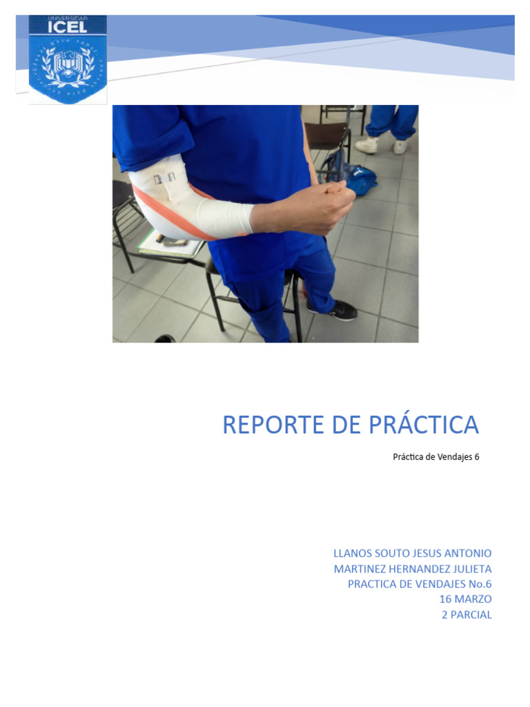 Practica de Vendajes 5 | PDF | Anatomía | Extremidades (anatomía)
