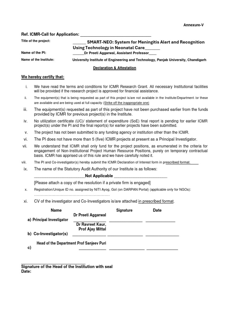 New Declaration Format | Download Free PDF | Government