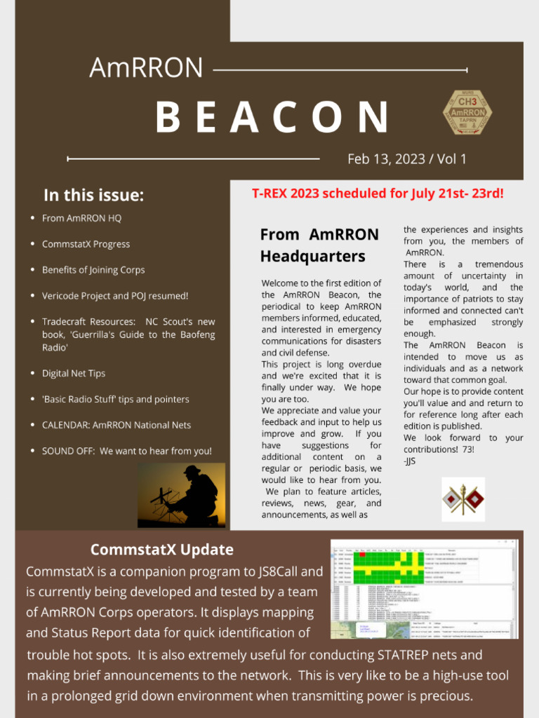 AmRRON Beacon Vol 1 | PDF