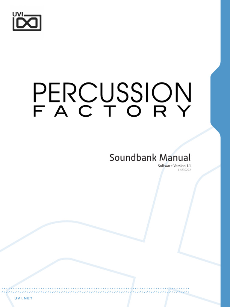 Percussion Factory Manual | PDF