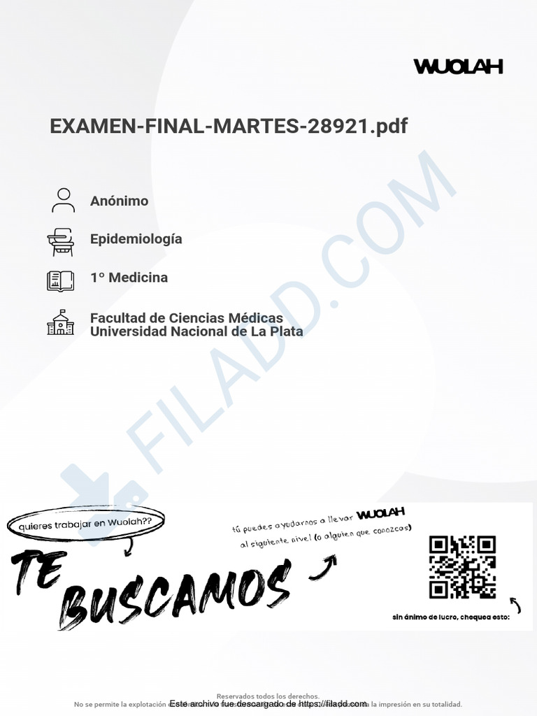 Wuolah Free Examen Final Martes 28921 | PDF | Medicina CLINICA ... Wuolah Free Examen Final Martes 28921 | PDF | Medicina CLINICA ...