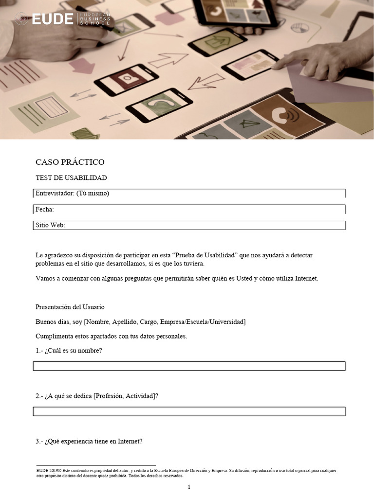 Usa - Exp - Usu - Caso2 Test | PDF | Usabilidad | Experiencia de usuario